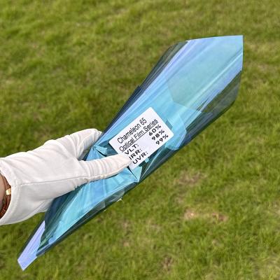 China 60% VLT 98% IRR 99% UVR Chameleon Window Film Car Window Solar Film for UV and Heat Rejection for sale