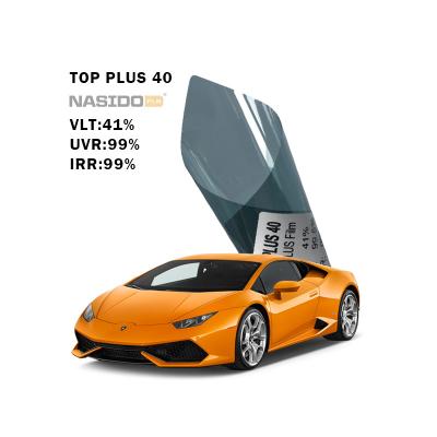 China NASIDO TOP PLUS 40 High Security Metalized Window Tint HD Nano Ceramic Film for sale
