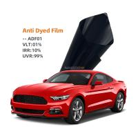 China Sand Proof ADF01 Car Window Solar Film 99.9%UVR UV Resistant 1%VLT Privacy 1PLY for sale