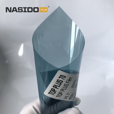 China Nano Ceramic Car Window Tinting Film with 59.2% VLT Anti-Yellowing and Anti-Scratch Solar Film for sale