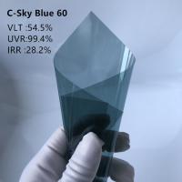 China Easy To Maintain Sky Blue Infrared Proof Carbon Film Tint for Car Window Protection for sale