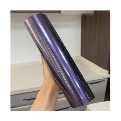 China Self Healing TPU Grey Violet Color Wrap Film with 7.5 Mil Thickness and 5-7 Years Warranty for sale