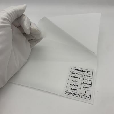 China Matte TPU PPF Film 7.5mil Heat Healing Auto Paint Protection Film Corrosion Resistant TPU-Matte for sale
