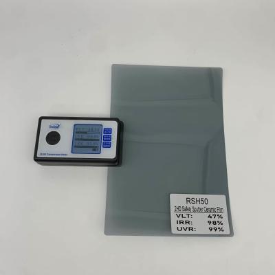 China RSH50 Nano Ceramic Film with 4 MIL Thickness 8 Year Warranty and 99.8% UV Rejection for Automotive and Architectural Glass for sale