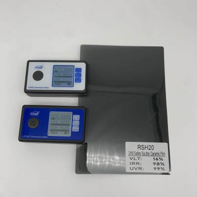 China 4MIL Nano Ceramic Film with PET80%+Glue imported20% and 18.7% VLT for Car Window Tinting for sale