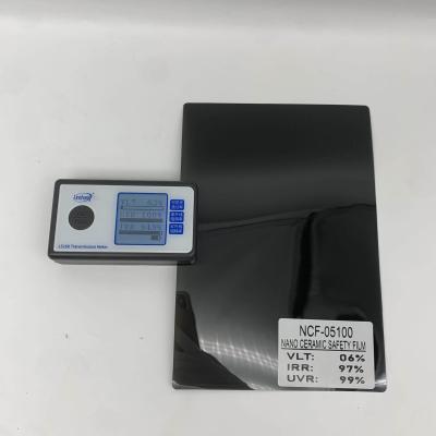 China Nano Ceramic Safety Film Car Insulation Film with 7 Year Warranty 3mil Thickness and 16% VLT for sale