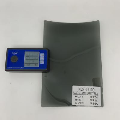 China Nano Ceramic Safety Film with 99% IRR and 99% UVR for High Heat Rejection Car Window Tint Film 3mil Thickness for sale