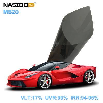China NASIDO MS20 Silver Metalized Window Tint Metal Sputtering Heat Rejection for sale