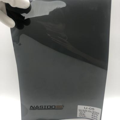 China Nasido U-05 Carbon Ceramic Car Window Film 99% UVR 8-Year Warranty for sale