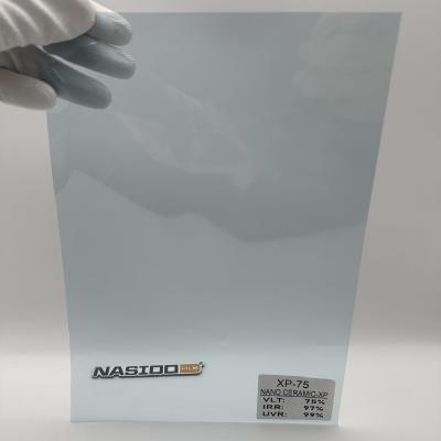 China Long-Lasting Durability XP-75 Nano Ceramic Film for Car Window Heat Rejection for sale