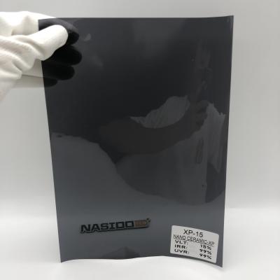 China NASIDO XP-15 High Thermal Insulation Nano Ceramic Film Auto Windscreen Tint 1.52*30m for sale