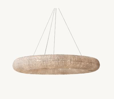 China Dimmable Crystal Halo Clear Chandelier 59