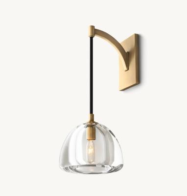 China K9 Crystal Wall Sconce Light Modern Hemisphere Sconce 100V - 277V for sale