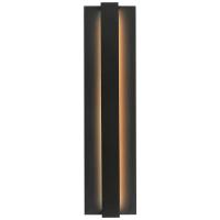 China Customized Outdoor Wall Light 100V - 277V Black Linear Wall Sconce 24'' for sale