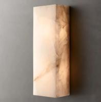 China 100V - 277V Alabaster Light Sconce 10W Marble Wall Lamp Customized for sale