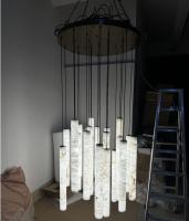 China 168W Staircase Lighting Chandelier 3000K 4000K 6000K Luxury Staircase Chandelier for sale