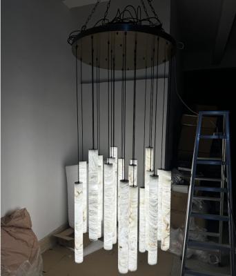 China 168W Staircase Lighting Chandelier 3000K 4000K 6000K Luxury Staircase Chandelier for sale