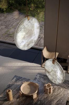 China Indoor Alabaster Pendant Light Customized Kitchen Pendant Lamp 4W for sale