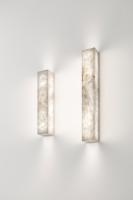 China 10W Alabaster Wall Sconce Indoor / Outdoor Rectangular Wall Sconce for sale