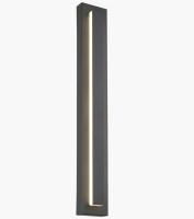 China Modern Rectangular Exterior Wall Light Waterproof Rectangular Outdoor Wall Sconce 36''H for sale