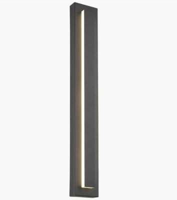 China Modern Rectangular Exterior Wall Light Waterproof Rectangular Outdoor Wall Sconce 36''H for sale
