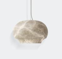China Dimmable Bedside Pendant Lamp Alabaster Hanging Bedside Lights Modern for sale