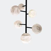 China 30W Alabaster Chandelier Dimmable Tree Branch Chandelier 100V - 277V With Sphere Ball for sale