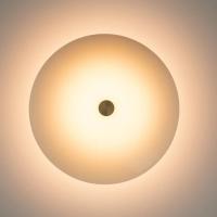 China Marble Wall Lamp Living Room Modern Lyra Sconce Luxury Round Marble Indoor Wall Lamp Stone Wall Light for sale