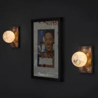 China Cloudbreak Sconce for Indoor Outdoor Use Hand Blown Glass Wall Lamp Home Stairs Bedroom Corridor Hallway Hotel Light Sourcing for sale