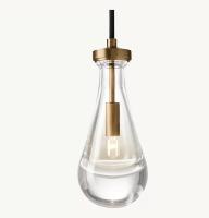China Brass Raindrop pendant light for kitchen bedroom side pendant lamp for sale