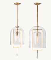 China Modern Fulcrum Pendant Light Big Glass Pendant Lamp for sale