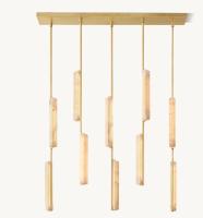 China Modern Audubon Alabaster Linear Chandelier 54