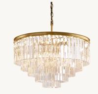 China 1920's Odeon round chandelier 32''Diameter  K9 crystal lighting for sale