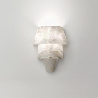 China Custom Alabaster Wall Sconce 220mm x 275mm LED 110V-240V for sale