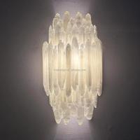 China Natural Selenite Sconce with 10-Year Warranty and 50000 Hours Lifespan for Living Room for sale