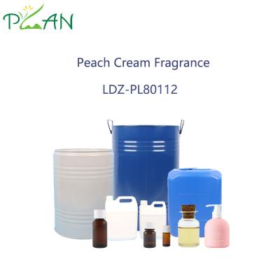 China Concentrated Peach Cream Fragrance Oil with 1000ml Volume and 0.1%-0.5% Add Ratio for Dilution with Carrier Oil for sale