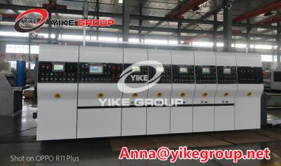 China Voccum Suction Flexo Printer Slotter Die Cutter Machine For Carton Box Making for sale