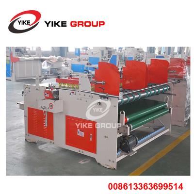 China Semi Automatic Pressing Type Gluing Machine for heterosexual carton making for sale