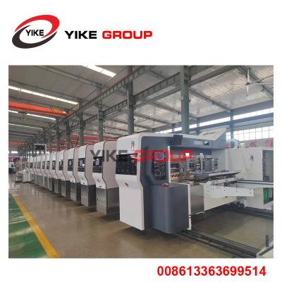 China YK-1224 Fully Computer Flexo Printer Slotter Die Cutter Carton Box Making Machine From YIKE GROUP for sale
