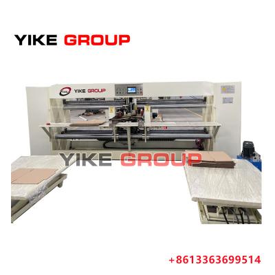 China Speed 600 stitches/min  YIKE GROUP Semi-automatic corrugated box stitching machine 2pcs for sale