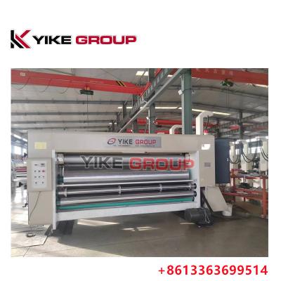 China Chain Feeder 2 Color Printer Slotter Die Cutter machine Carton Box Making Machine for sale