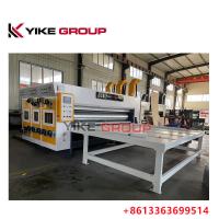 China YIKE GROUP 1200X2600MM Chain feeder Printer Slotter Carton Box  Making Machine for sale