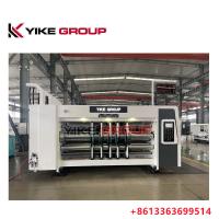 China High Speed Lead Edge Two Colors 380v Carton Printing Slotting Machine for sale