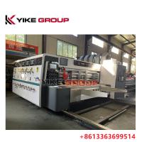 China Max Printing Size 1450X2500 Automatic Lead Edge Flexo 3 Color Slotter Diecutter Machine for sale