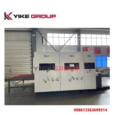 China YIKE GROUP 1600×2800 Corrugated Carton Box Lead Edge Printer Die Cutter Machine for sale