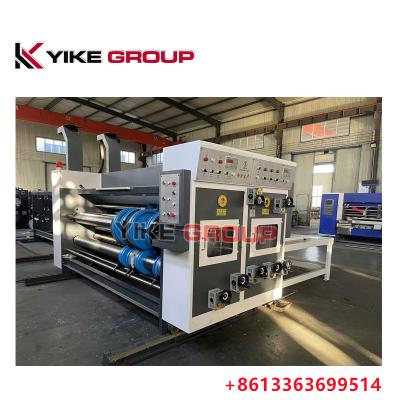 China Chain Type YK-1226 Corrugated Carton Box Flexo Printer Slotter Die Cutter Machine for sale