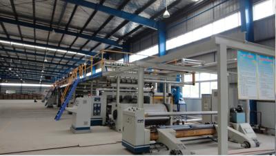 China 1800MM 3 Ply Corrugated Cardboard Production Line 100m / Min For Cardboard Making​ for sale