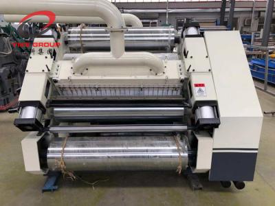 China Professional 2 Ply Corrugated Cardboard Semi Auto Single Facer Line 40-60m/Min Speed for sale