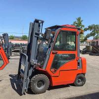 China 4500mm Container Mast 1.5 T Diesel Counterbalance Cabin Air Conditioner for sale