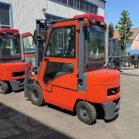 China Triplex Container Mast 4.5m 1.5T Diesel Powered Forklift MITSUBISHI S4S Engine for sale